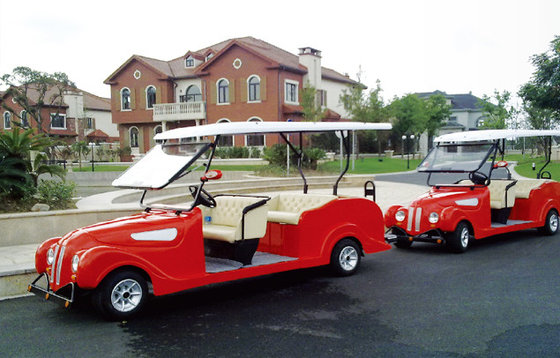 Electric clasic car, electric vintage car, electric sightseeing bus, electric passanger car, electric shuttle bus