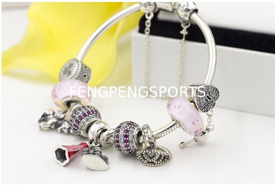 Western style Personalized Silver Bracelet Bracelet DIY handmade beaded s925 sterling silver jewelry