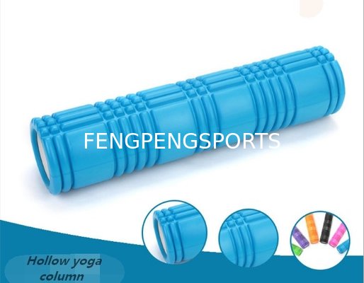 High-density EVA yoga pilates massage foam roller hollow column Yoga Column many colors for choose
