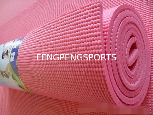 printing PVC eco yoga mat/yoga products for fitness trainning