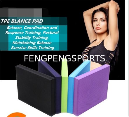5cm6cm anti slip Yoga Fitness Exercise  massage foam yoga balance pad add thickness safe yoga balance pad
