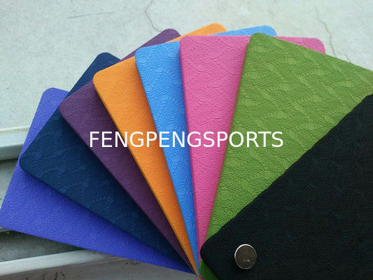 DARK/LIGHT BLUE COLOR TPE YOGA MAT/ANTI SLIP YOGA MAT FOR GYM