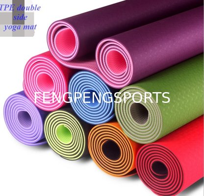Non Slip Yoga Towels Printed With Company Logo TPE yoga mat for sale