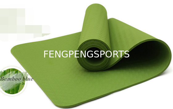 Bamboo Blue Color TPE YOGA MAT HIGH QUALITY  YOGA MAT FOR training