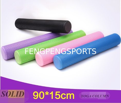 15*90 cm eva solid yoga column high quality fitness yoga stick high hardness yoga muscle massage stick