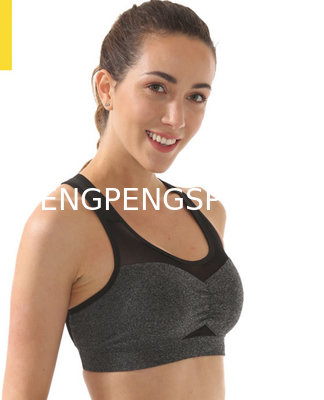 Outdoor running fitness bra spring and summer yoga fitness training no steel ring cup sports vest breathable comfort