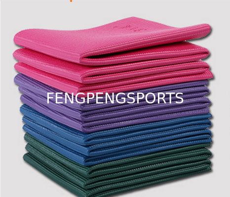 folded PVC yoga mat for outdoor use.a mat mainly for outdoor & traveling