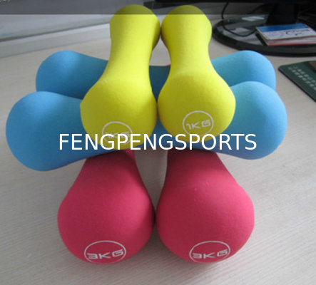 Hexagonal dipping dumbbell matte anti-skid plastic small dumbbells dumbbell children's fitness 1kg2 kg 1.5 lbs 3 kg