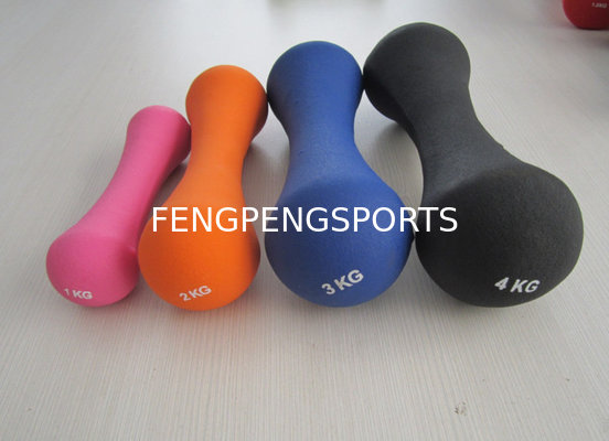 Hexagonal dipping dumbbell matte anti-skid plastic small dumbbells dumbbell children's fitness 1kg2 kg 1.5 lbs 3 kg