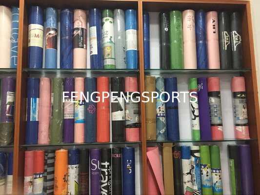 Eco friendly anti slip anti tear 6MM double color tpe yoga mat manufacturer