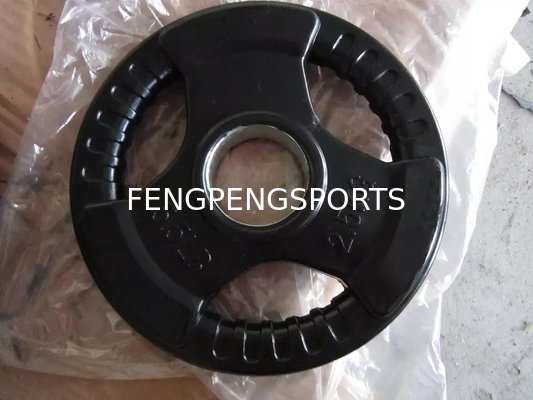 Black three-hole plastic hand grab weight lifting barbell Professional Crossfit Weight Lifting Barbell Bar 1000lb