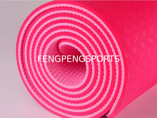 OEM TPE Yoga mat,Environmentally friendly, tasteless, non-slip, exercise, fitness, yoga mat, custom logo