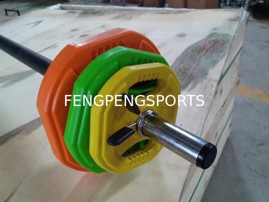 2018 NEW Two-hole clutch plastic barbell film Olympic bar dedicated barbell 51mm
