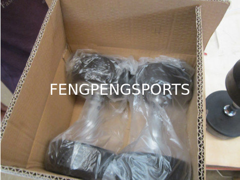 high quality Shandong dumbell sets/walmart kettlebell for sale Black Rubber Coated Cast Iron Dumbell