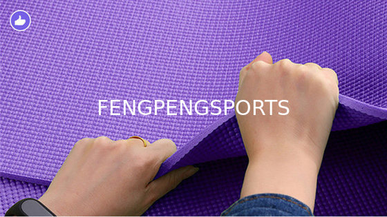 Non-slip Fitness Custom Printed PVC Pilate mat top quality  Eco Friendly Yoga Mat with printing