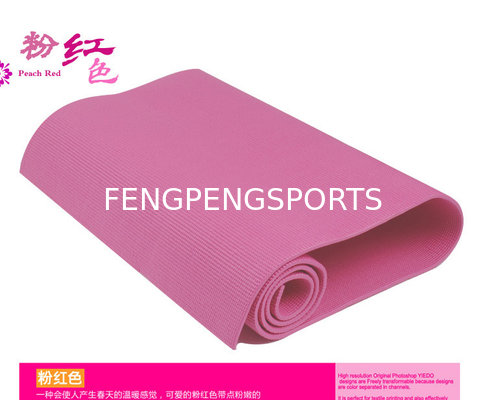 solid colors 6 mm pvc sports non slip yoga mat Eco friendly pvc yoga mat for new begainer