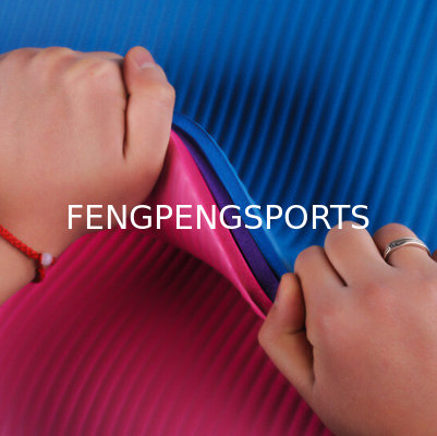 Yoga & Pilate mat , Hard PVC Material Custom Logo Natural Rubber Yoga Mat 6mm for exerciser