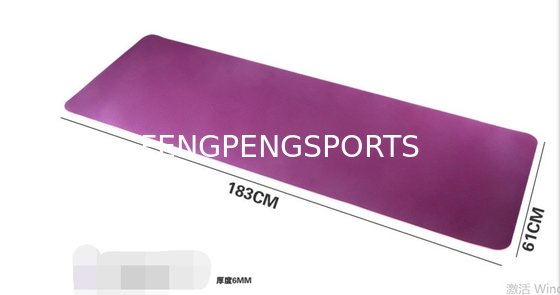 Holes Design Eco Yoga Mats TPE 10mm Thickness 173cm*61cm customer logo