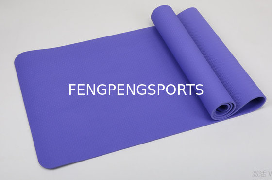 Monochrome yoga mat tpe 6mm environmental tasteless anti-skid exercise fitness yoga mat