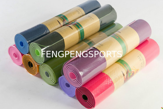 TPE yoga mat 6MM rope environmental tasteless anti-skid exercise fitness yoga mat