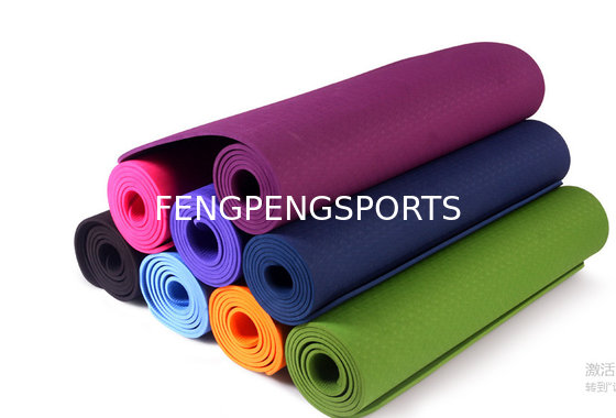 TPE yoga mat beginners lengthen widening men and women fitness mats thick sports anti-slip mats can be customized