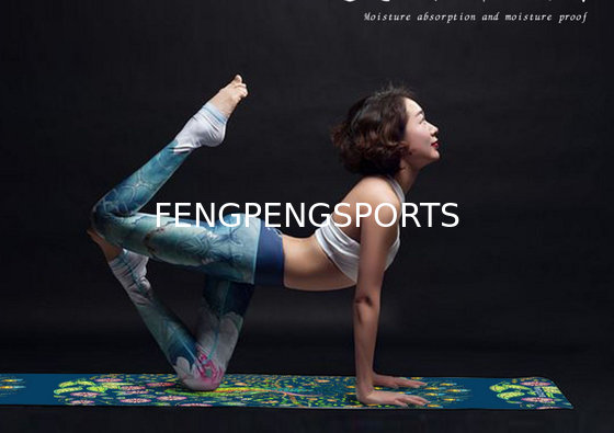 Natural Rubber Yoga Mat Suede Fitness Mat Non-slip Travel Yoga Mat Long Professional Nontoxic