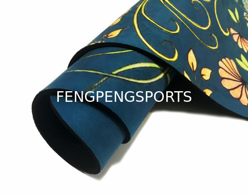 Natural Rubber Yoga Mat Suede Fitness Mat Non-slip Travel Yoga Mat Long Professional Nontoxic