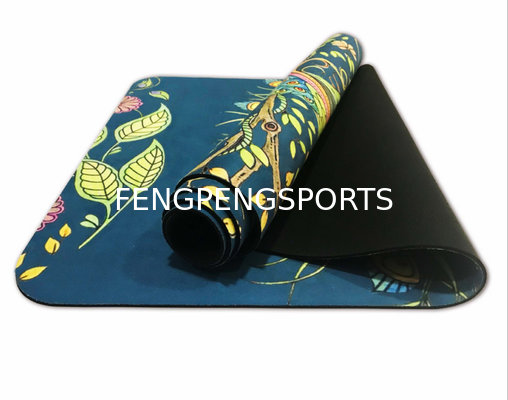Natural Rubber Printed Yoga Mat with Private Label pilate&yoga mat