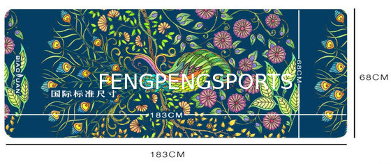 Natural Rubber Printed Yoga Mat with Private Label pilate&yoga mat