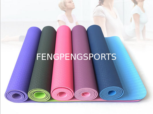 Cheap price TPE anti-slip yoga mat 183*68*0.6 widening yoga mat sports fitness mat factory supply