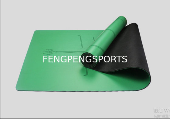 PU natural rubber yoga mat body bit line sweat-absorbing anti-skid Tuhao pad fitness mats for men and women yoga dedicat