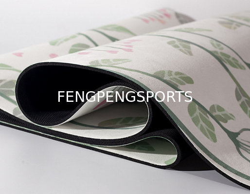 Odorless non-slip soft printing natural rubber yoga mat shop custom logo OEM yoga mat