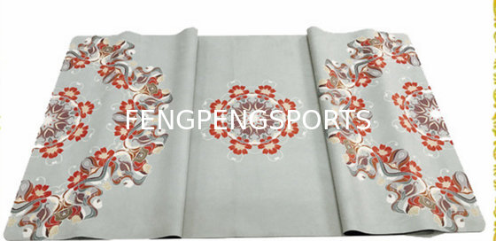 1MM Lightweight Foldable Printed Rubber Yoga Mat Travel Pad Custom Pattern
