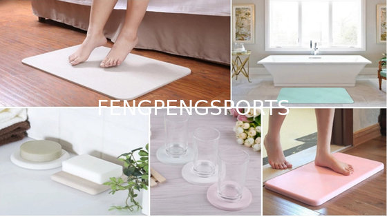 diatom mud anti-skid quick-drying painted foot pad can be customized