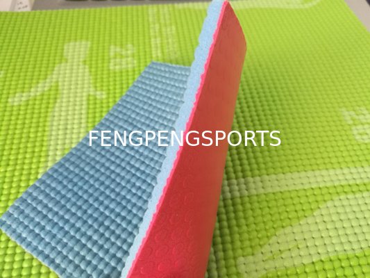 PVC yoga mat Wholesale TPE Private Label Two layer Natural Anti-Slip Eco-Friendly Yoga Mat