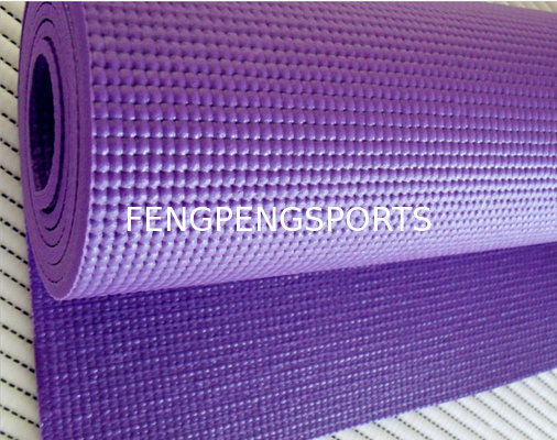 PVC yoga mat Wholesale TPE Private Label Two layer Natural Anti-Slip Eco-Friendly Yoga Mat