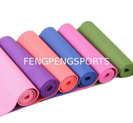Gymnastics Equipment Gym Exercise Custom Print Logo Eco Friendly PVC Yoga Mat yoga mat manufacturer supply