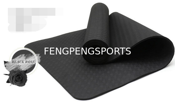 Wholesale eco friendly non slip waterproof material custom print private label tpe yoga mat