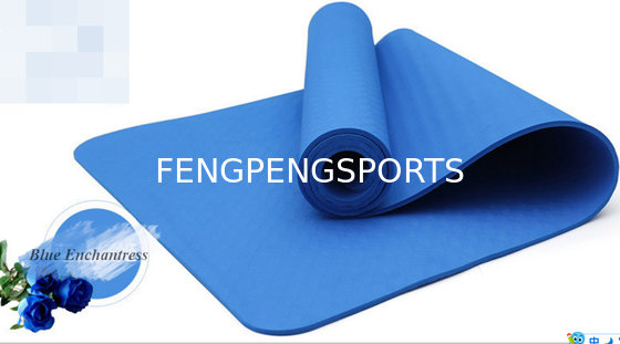 Wholesale eco friendly non slip waterproof material custom print private label tpe yoga mat