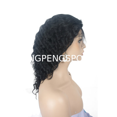  offer European and American wigs Full lace real hair wigs Indian hair Deep Wave with high quality and good cheap
