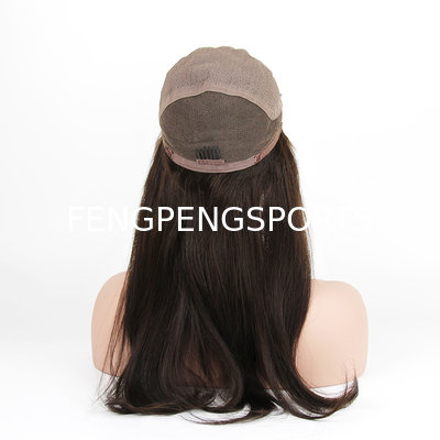 18" inch 2# color hand-woven straight hair encryption 180% factory direct offer human wigs
