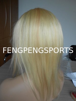 Wig Factory Outlet Lace Headband Low Price European Hot Sell 10inch,613#with27# hightlight top quality human wigs