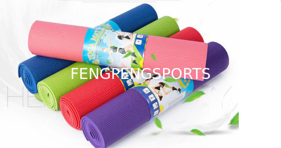 Wholesale Natural Custom Label PVC OEM Yoga Mat various color Eco - friendly NBR /PVC /TPE yoga mat