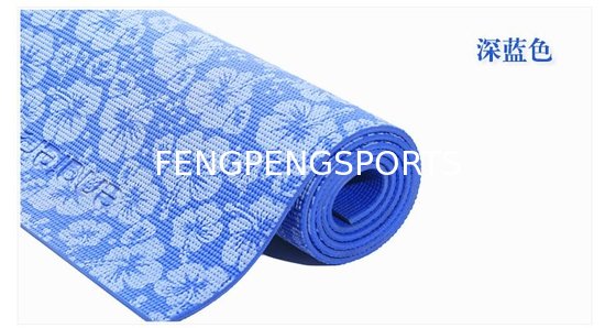 6MM PVC Fitness Gym Exercise Yoga Mat with printing ,yoga mat for professional trainer, eco pvc yoga mat on sale