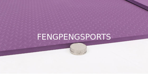 eco friendly anti slip anti tear 6MM double color tpe yoga mat manufacturer TPE yoga mat