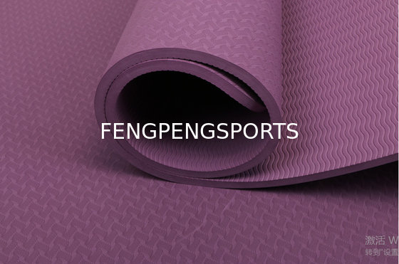 eco friendly anti slip anti tear 6MM double color tpe yoga mat manufacturer TPE yoga mat
