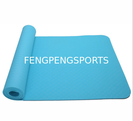 Wholesale eco friendly non slip waterproof material custom print private label tpe yoga mat