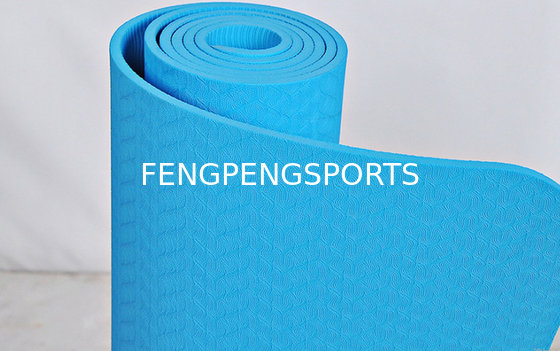 Wholesale eco friendly non slip waterproof material custom print private label tpe yoga mat