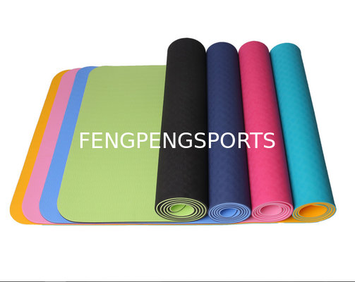 wholesale manufacturing tpe yoga mat 3-6mm Custom embossed logo Yoga mat PVC/TPE/EVA bulk yoga mats