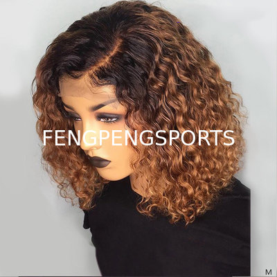 water wave bob wigs Human Hair front lace human hair